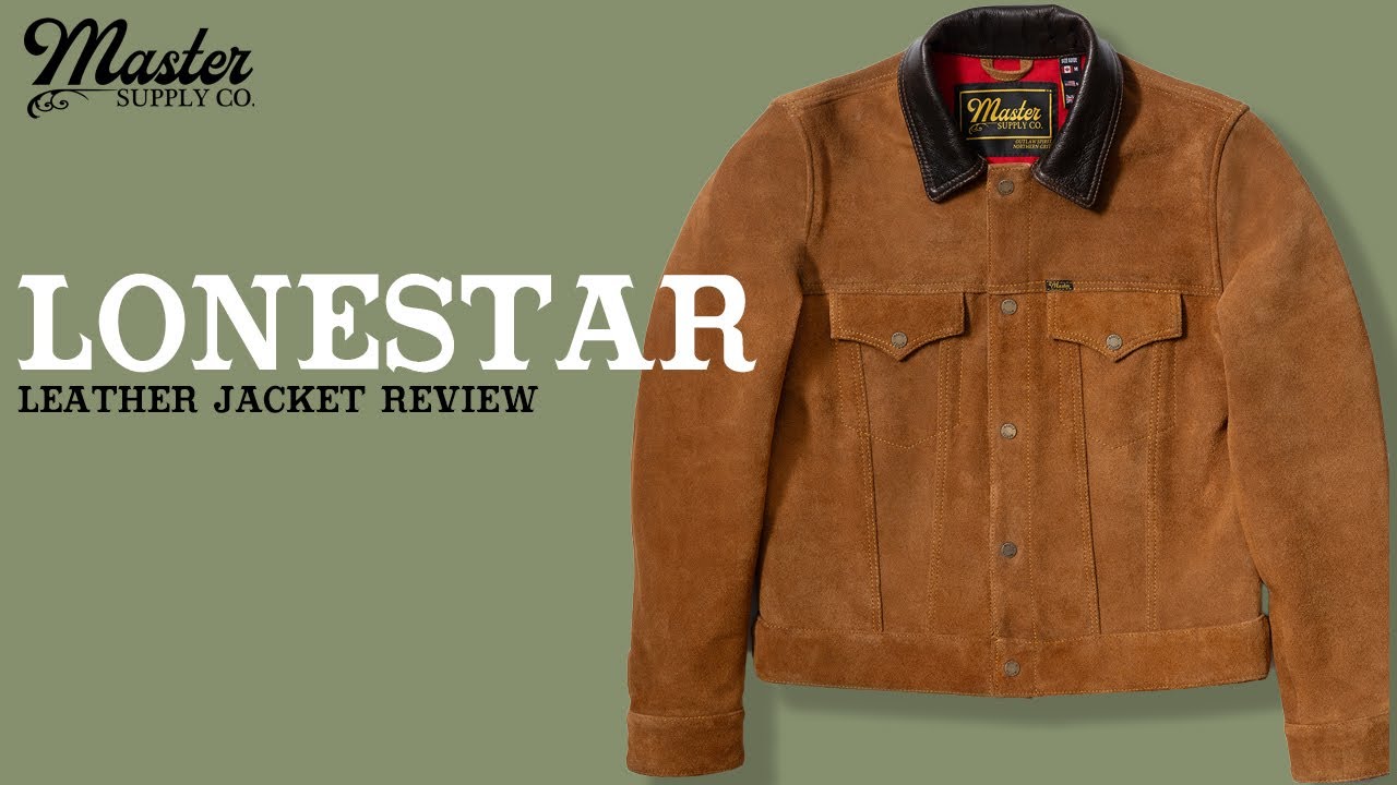 The Lonestar | Master Supply Co. Leather Jacket Review! - YouTube