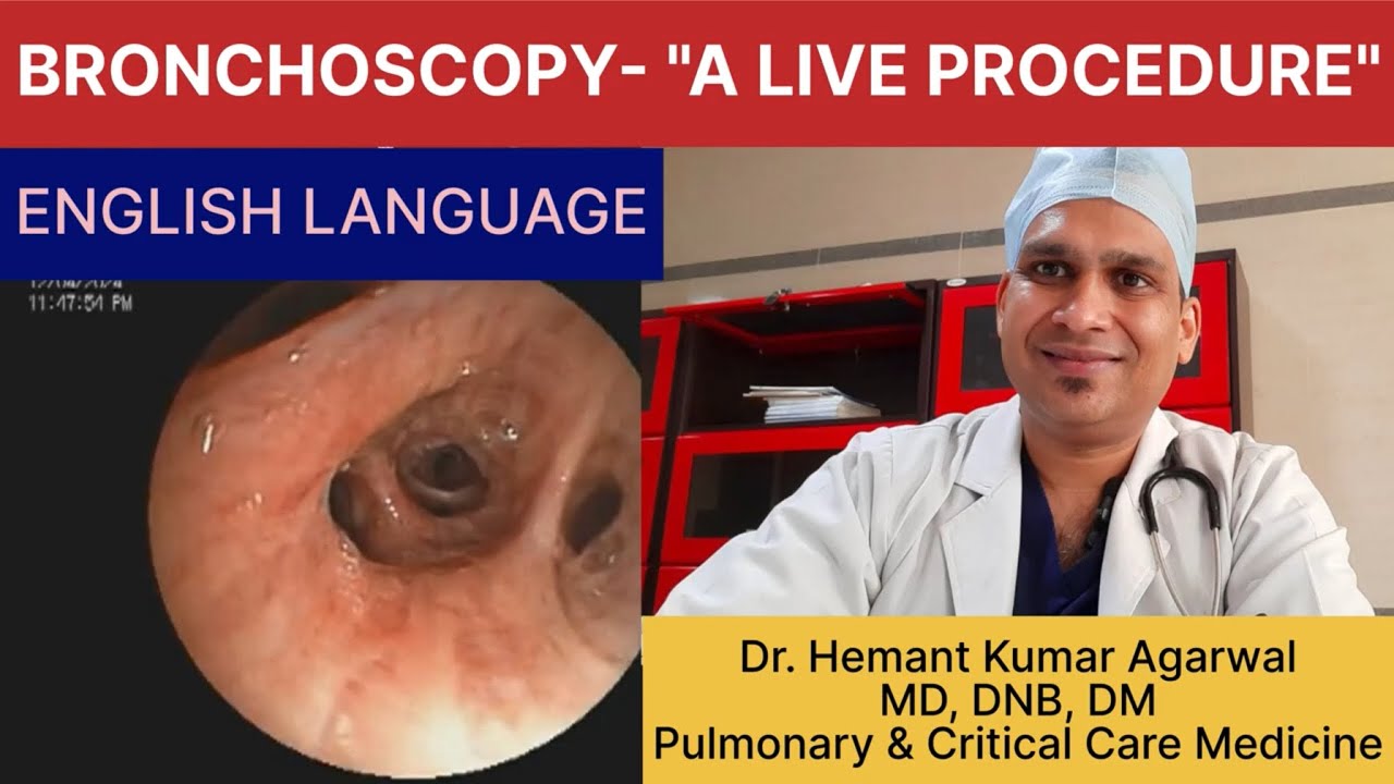 BRONCHOSCOPY- "A Live Procedure" (ENGLISH), Basic A to Z about FOB, Anatomy of Bronchi @Dr ...