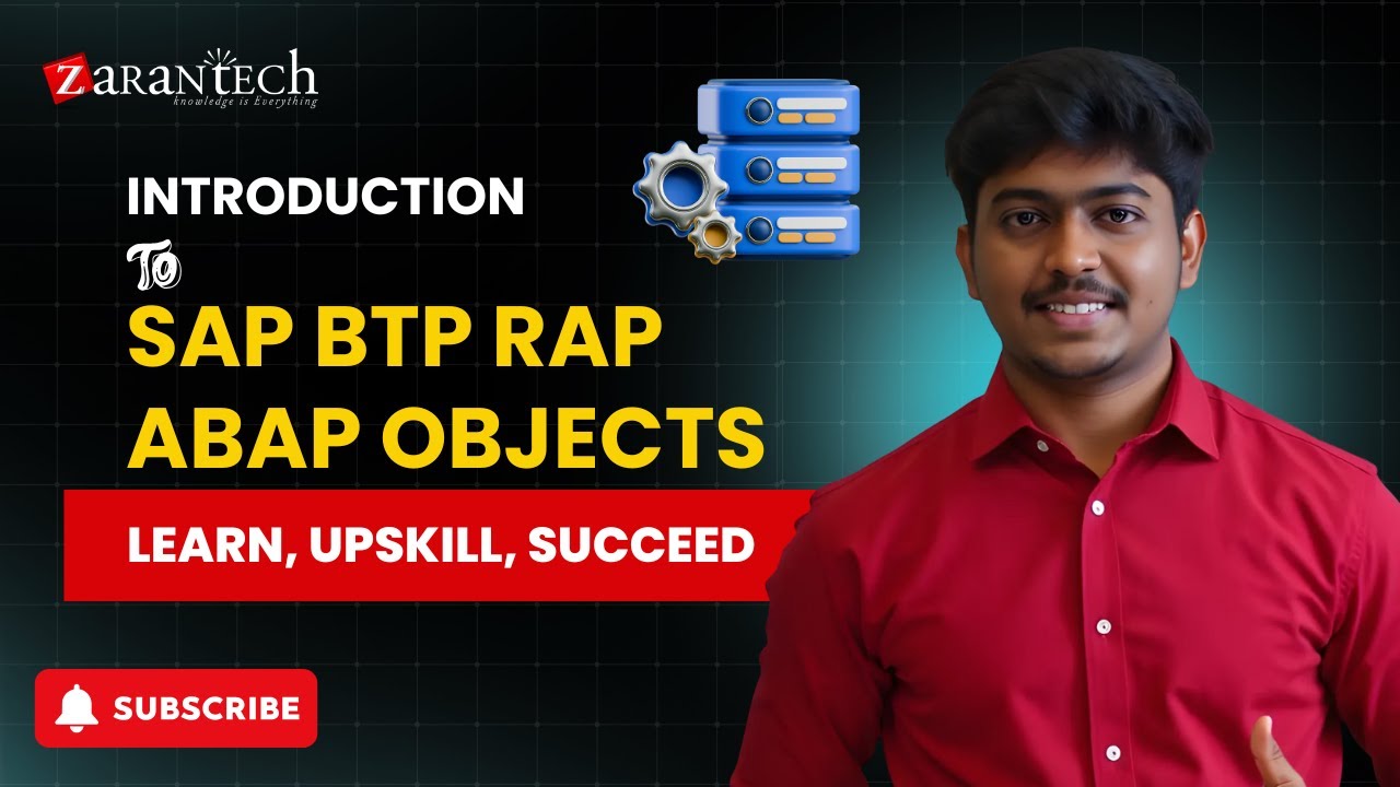 Introduction to SAP BTP RAP ABAP Objects | ZaranTech - YouTube