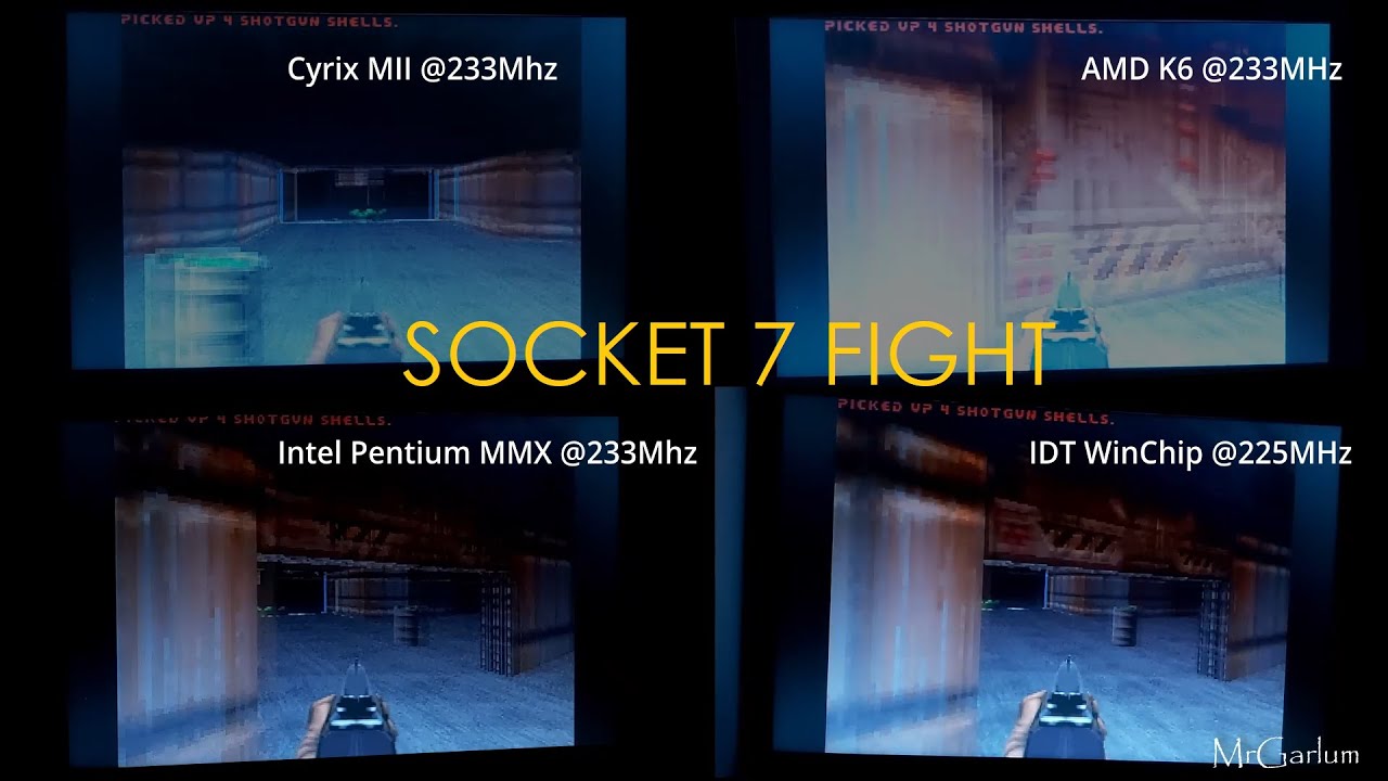 Socket 7 233MHz Comparison - Cyrix vs AMD vs Intel vs IDT - x86 CPUs ...