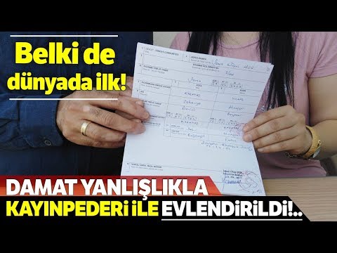 Damat Yanlışlıkla Kayınpederi ile Nikahlandı