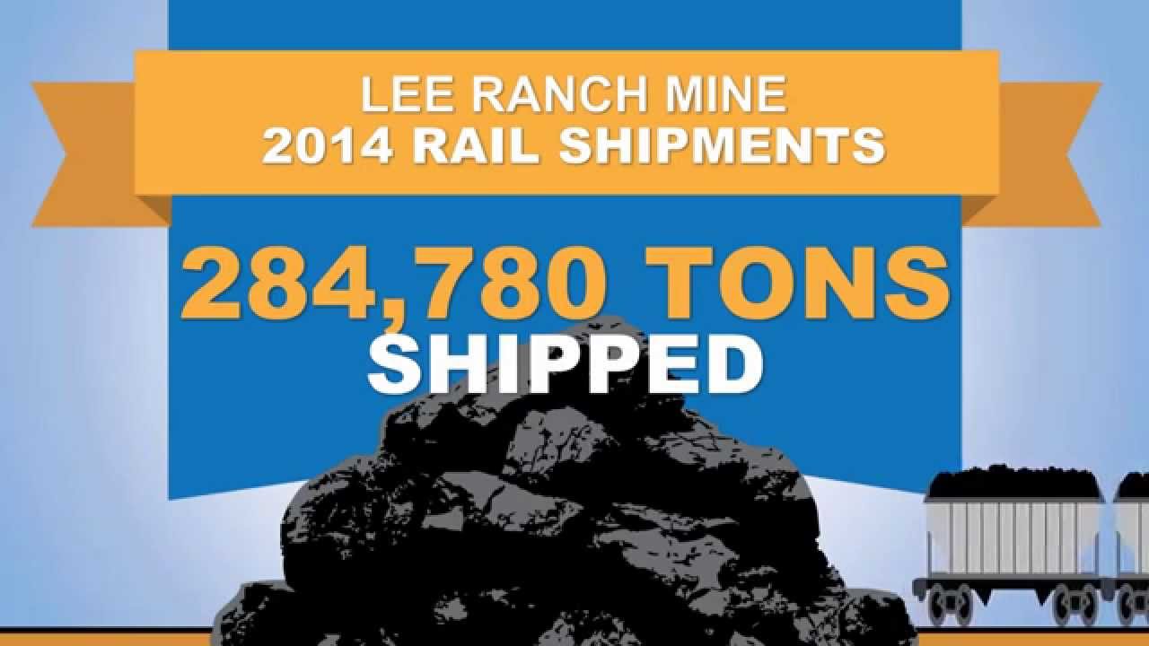 Lee Ranch Mine: 2014 Rail Shipments - YouTube
