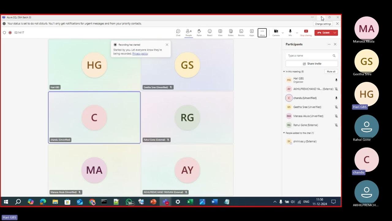 B33-46 Azure SQL DBA Batch 33 20241211 Always On -VIII - YouTube