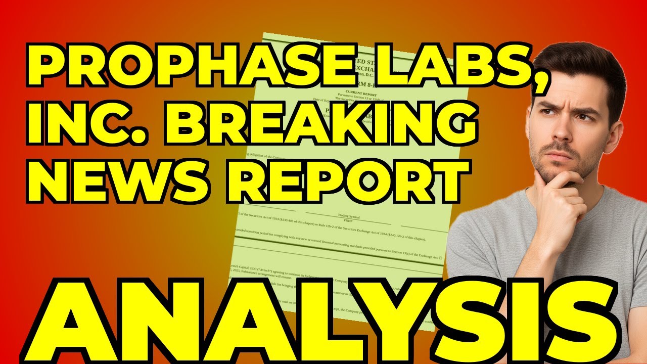 My Key Takeaway from ProPhase Labs' 8-K Filing - YouTube