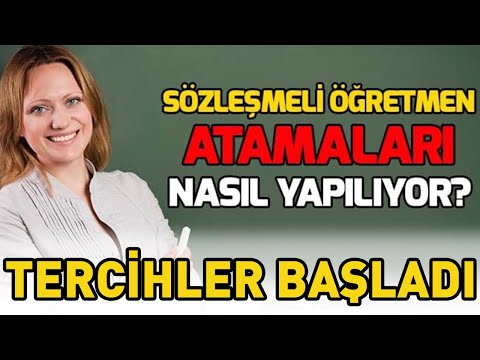 Sözleşmeli Öğretmenlik Atamaları Nasıl Yapılır ( Tüm Detaylar )