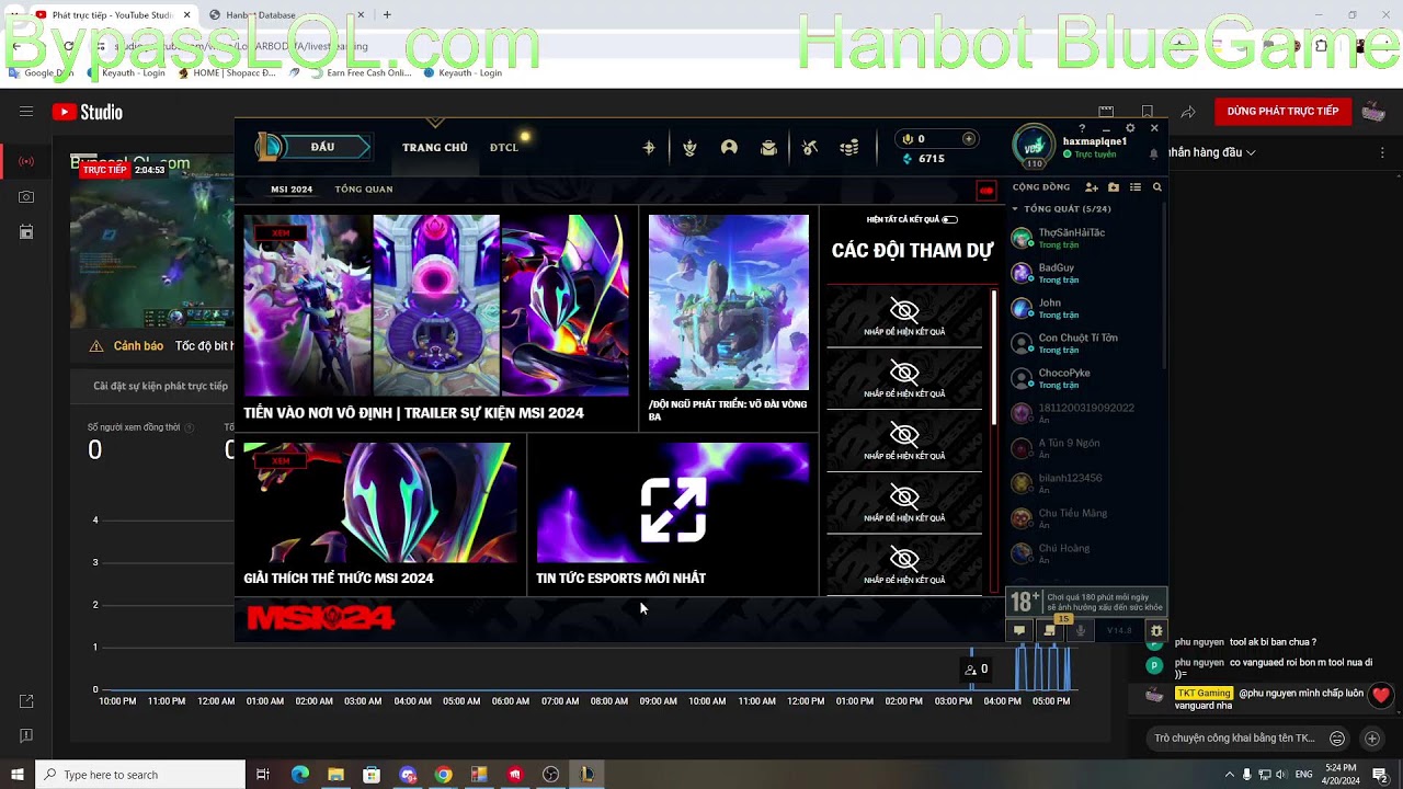 BEST BYPASS VANGUARD LEAGUE OF LEGENDS SCRIPT 2024 | HANBOT - YouTube