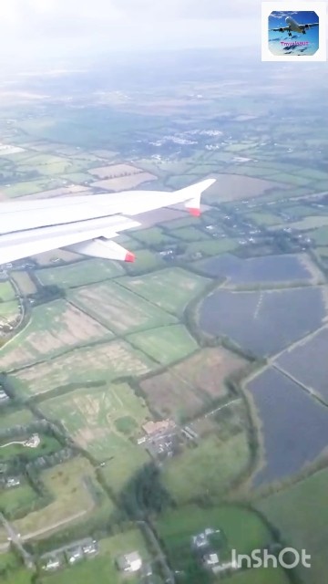 Green Landscape from Airplane | Stunning Aerial Shot - YouTube