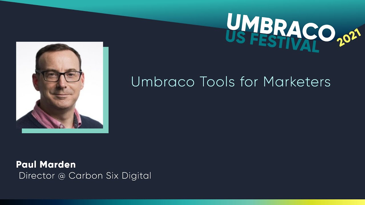Umbraco Tools for Marketers - YouTube