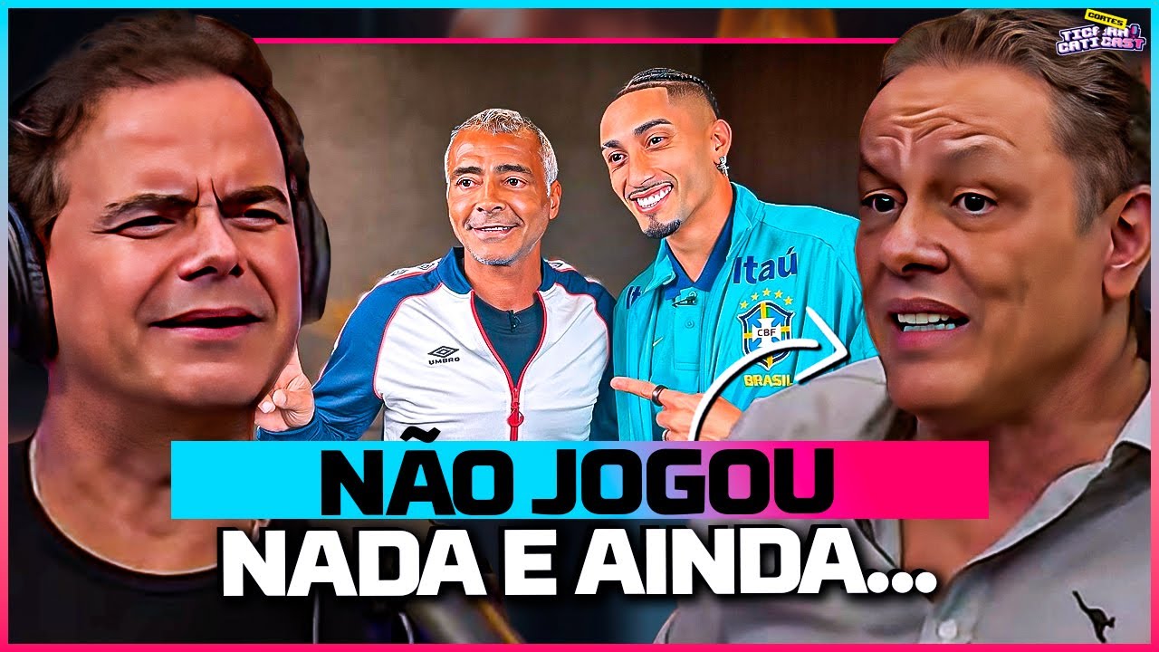A VERGONHOSA ENTREVISTA DE RAPHINHA PARA ROMÁRIO - YouTube