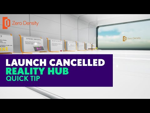 Launch Cancelled in Reality Hub : Zero Density Tutorial - YouTube