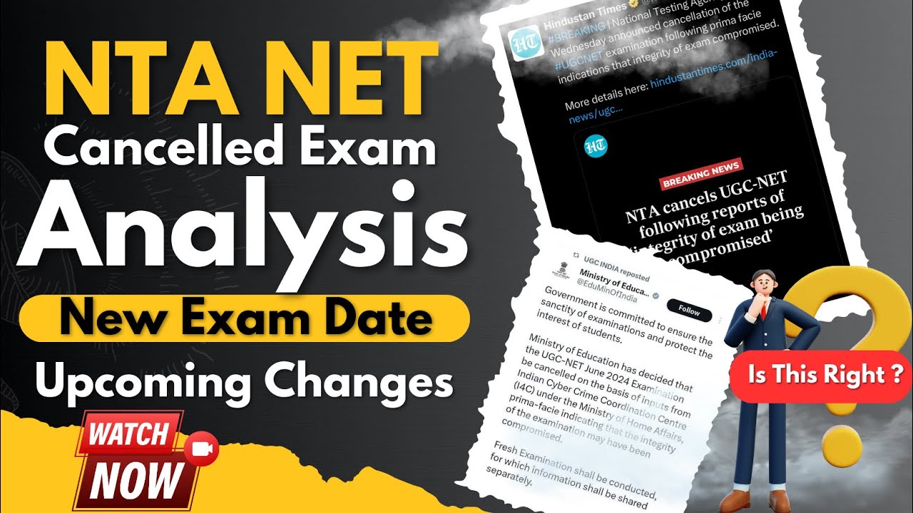 Complete Analysis on NTA NET EXAM || Ugc Net June Exam 2024 Update ...