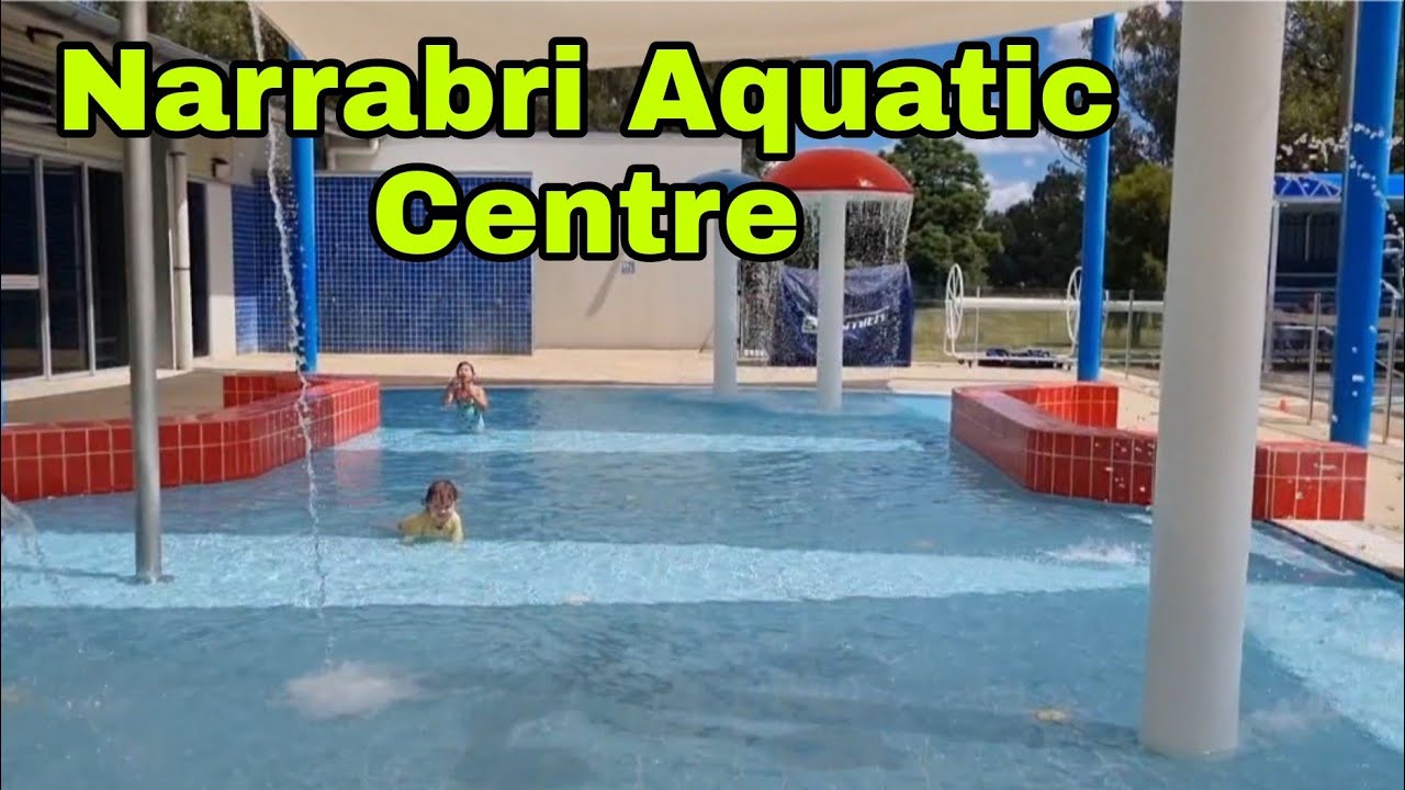 Spending time with the girls at Narrabri Aquatic Centre - YouTube