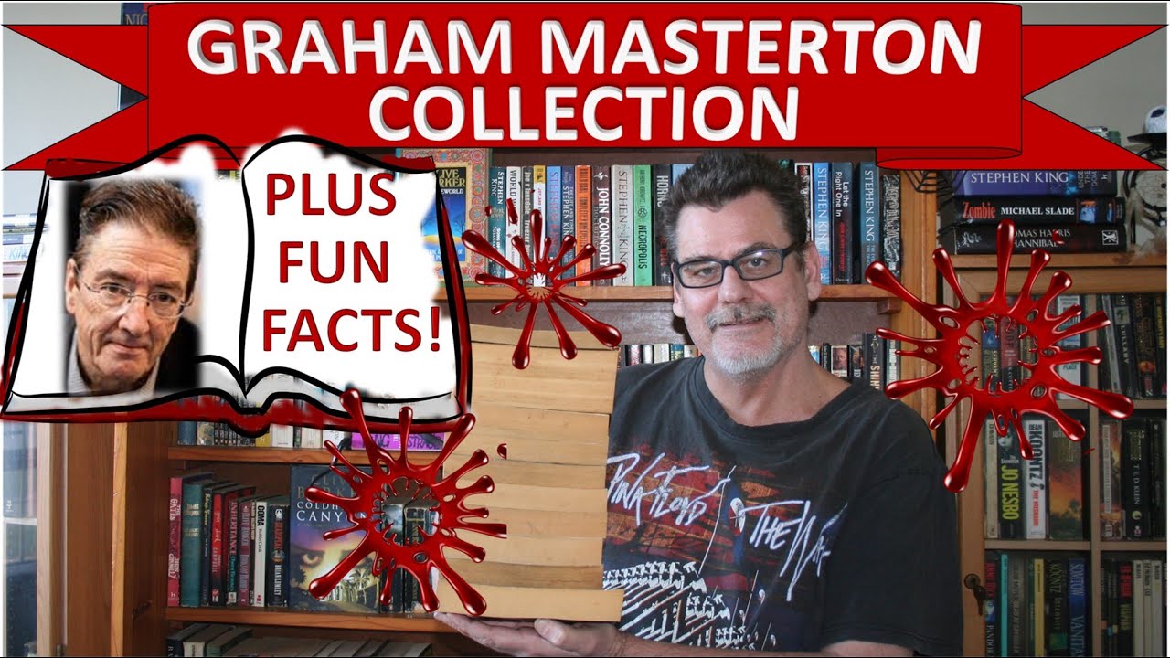 My Graham Masterton horror novel collection, including some fun facts ...