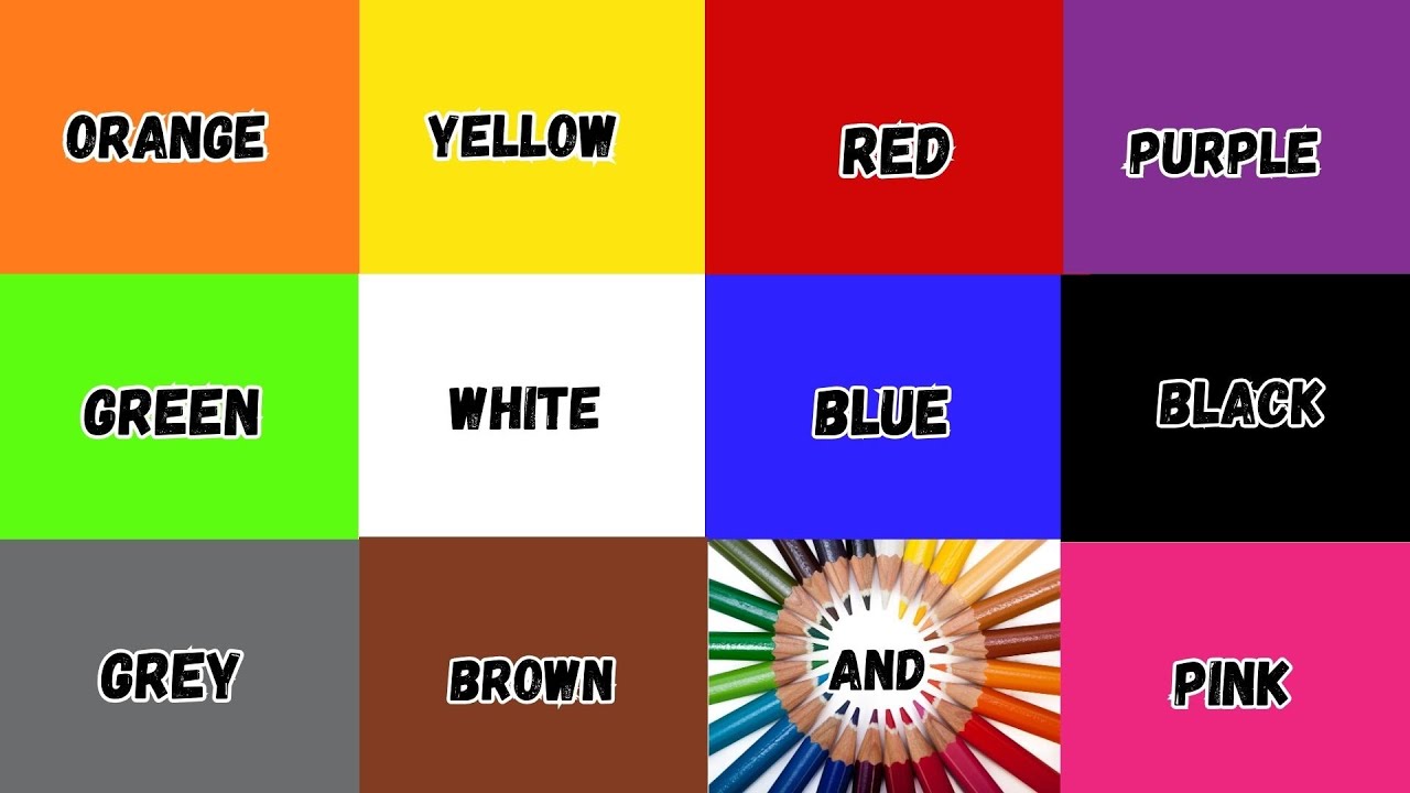 The Colors Song for Kindergarten| Learn English preschool Colors Rhymes ...