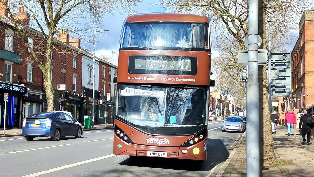 NCTX Buses 462 (YN19 EEV) | Scania N280UD ADL E400 City | Brown Line 17 ...