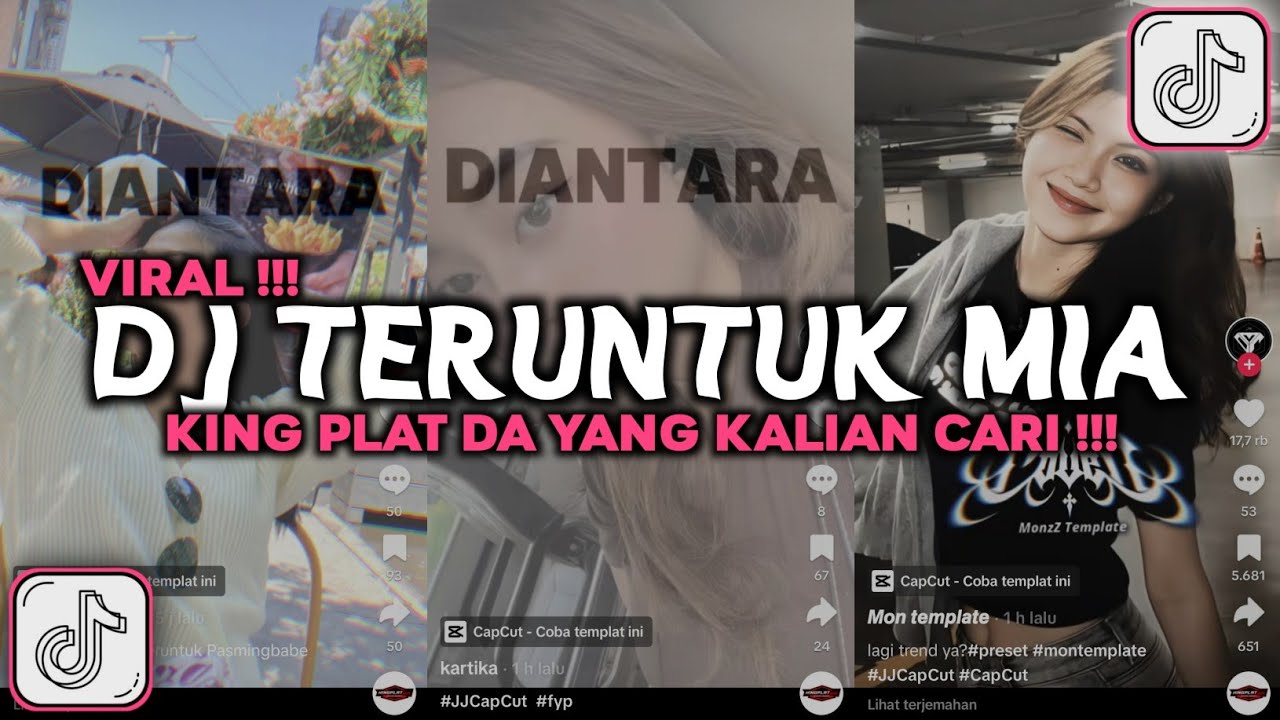 DJ DI ANTARA SENYUMANMU DAN HUJAN DI HARI ITU | DJ TERUNTUK MIA KING ...