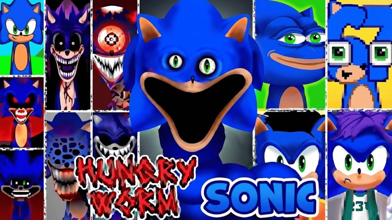 My New Sprunki OC: Sonic / NEW PHASE 15 (HUNGRY WORM SONIC) - YouTube