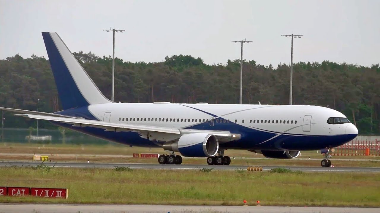 VIP B767-200ER (P4-CLA) SkyLady zu Gast in Frankfurt - Start in ...