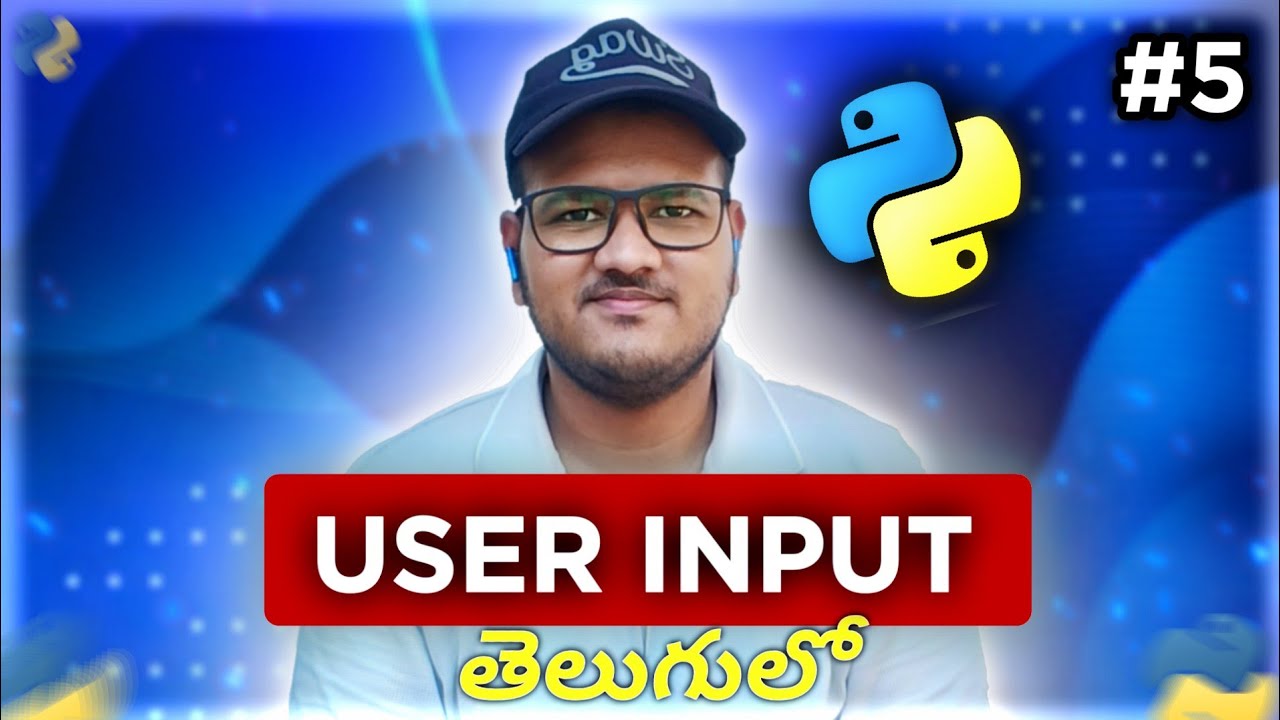Python User Inputs: Read Data From User in Telugu | Srk Codes! - YouTube