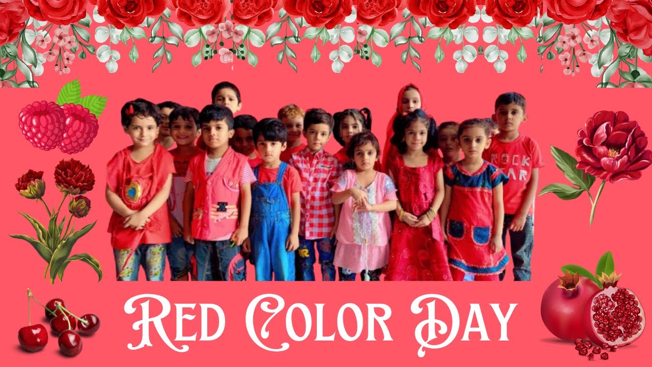 Red Color Day Celebrated in Our School || The Falcon School System ...