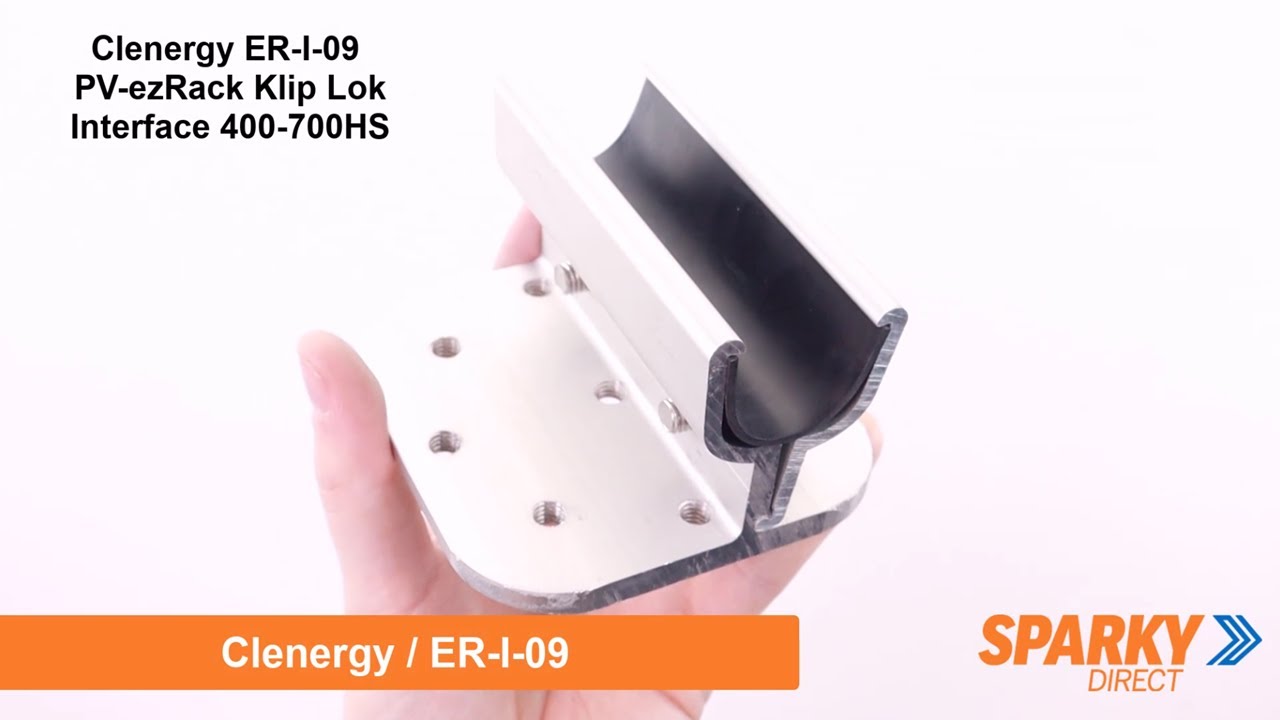 Clenergy ER-I-09 | PV-ezRack Klip Lok Interface 400-700HS - YouTube