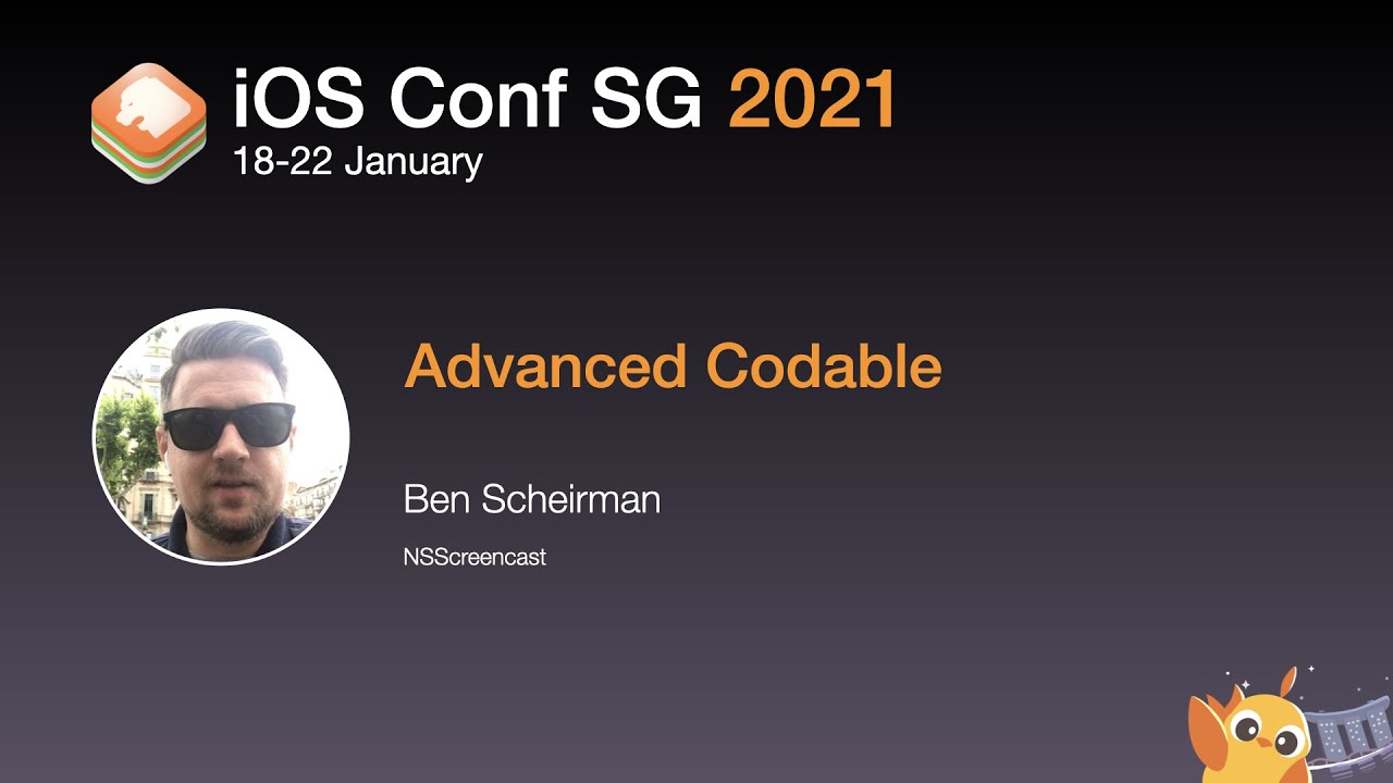 Advanced Codable - iOS Conf SG 2021 - YouTube