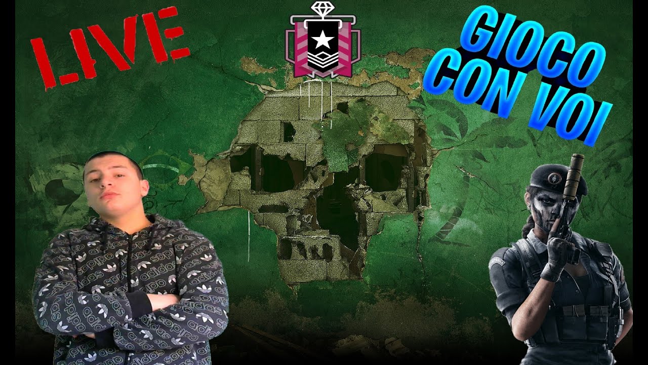 [LIVE] RAINBOW SIX SIEGE GIOCO CON VOI+ ISCRITTO RICAMBIO TRA DI VOI ...
