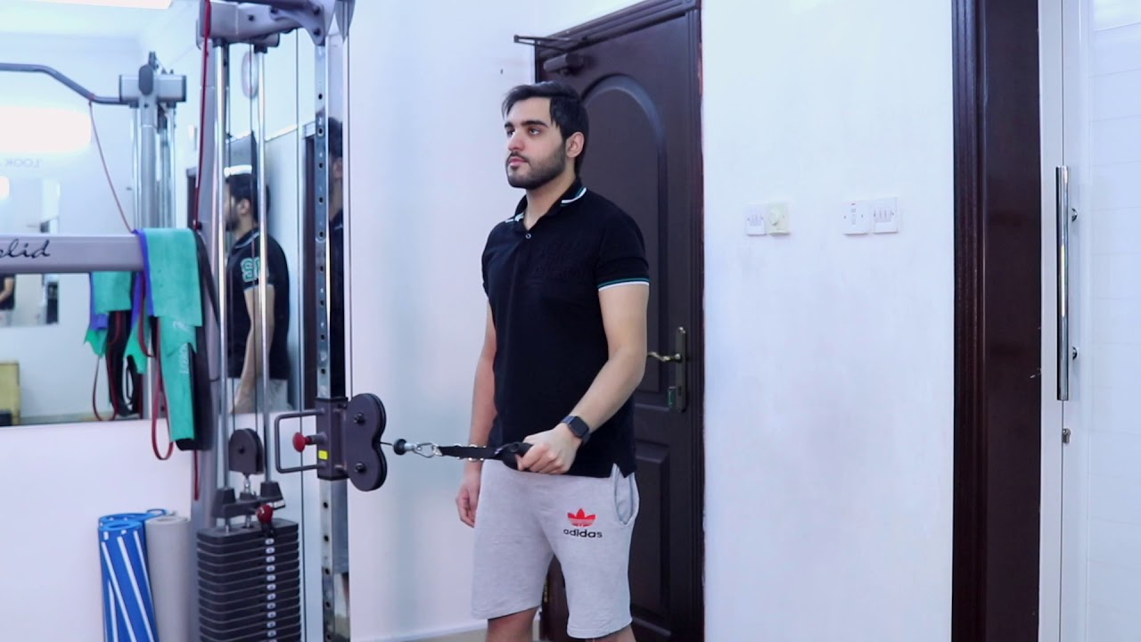 Cable shoulder abduction - YouTube