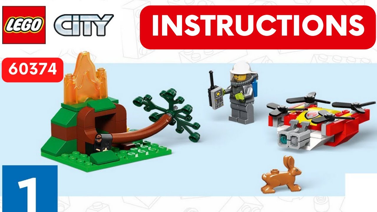 LEGO 60374 Fire Command Unit Building instructions - LEGO® City (Book 1 ...