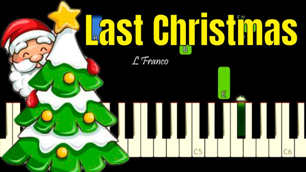 Wham! - Last Christmas | EASY Piano Tutorial - YouTube