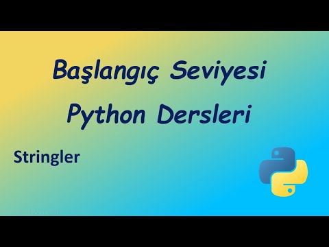 Python Programlama - Ders 2 - Stringler