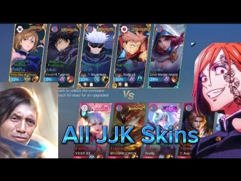 // JJK squad is Here! // When Pro players play Ranked with JJK // MLBB ...