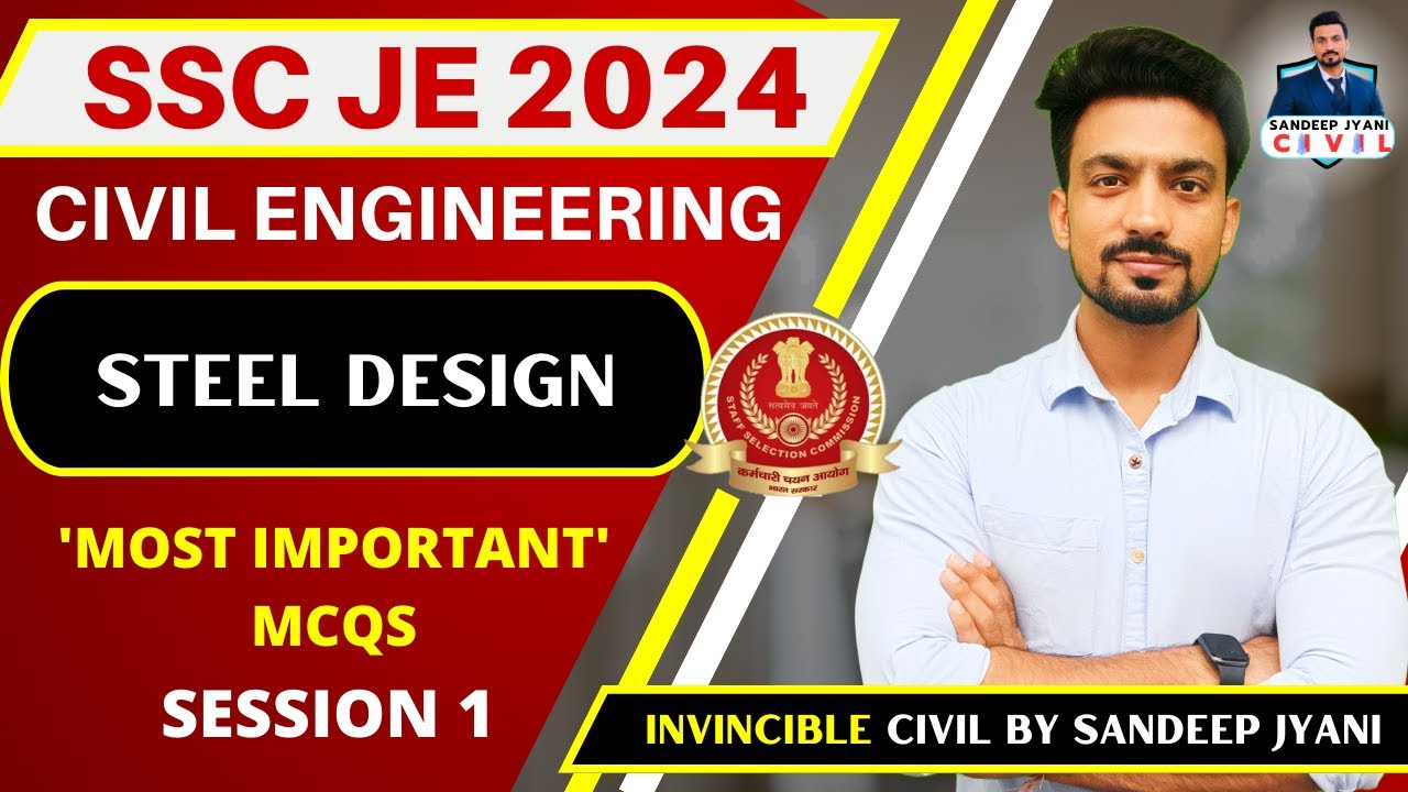 Steel Design Session 1 | Most Important MCQs of Civil Engineering 2024 ...