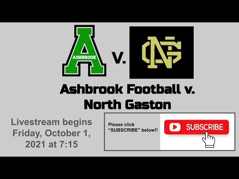 Ashbrook Football v. North Gaston - Friday, October 1, 2021 - YouTube