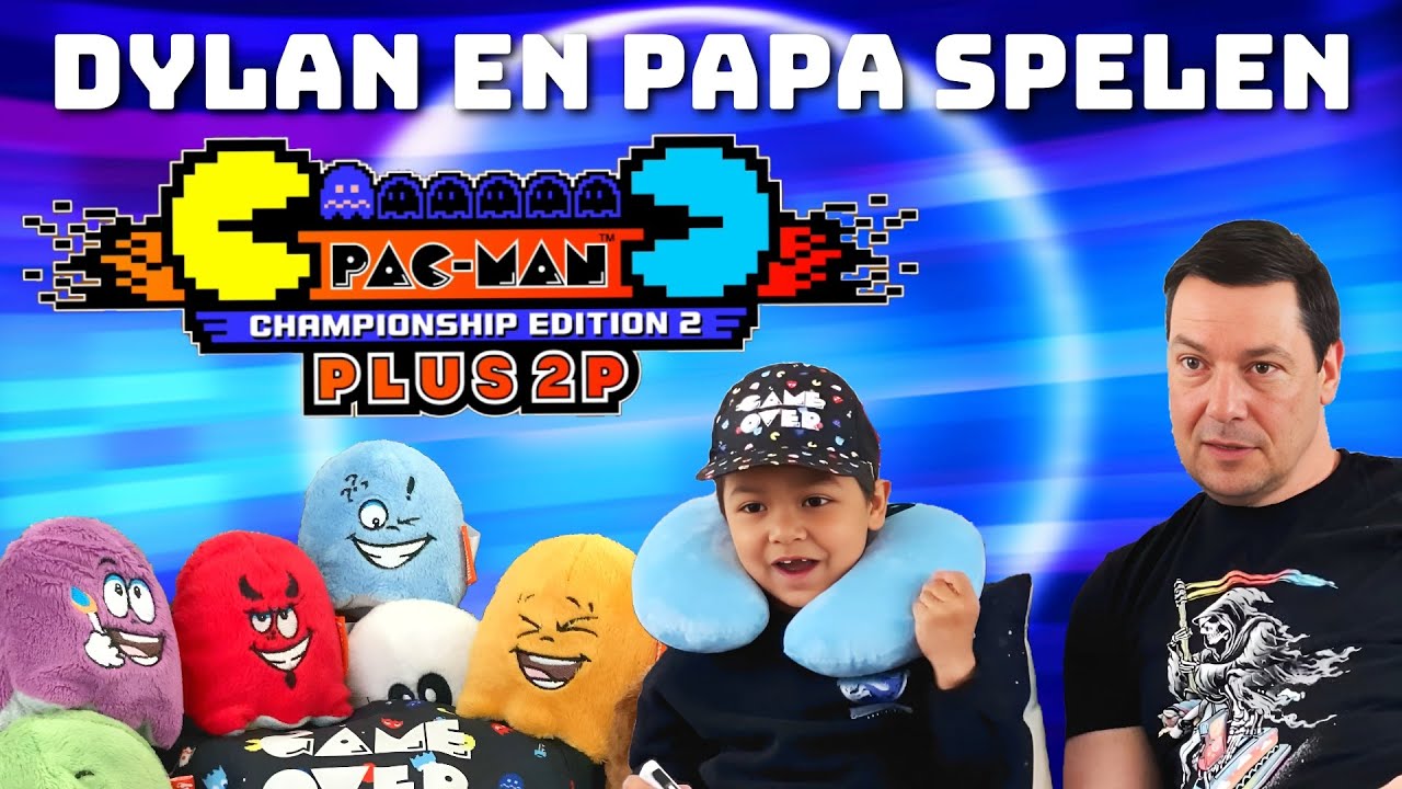Dylan en papa spelen PAC-Man - YouTube