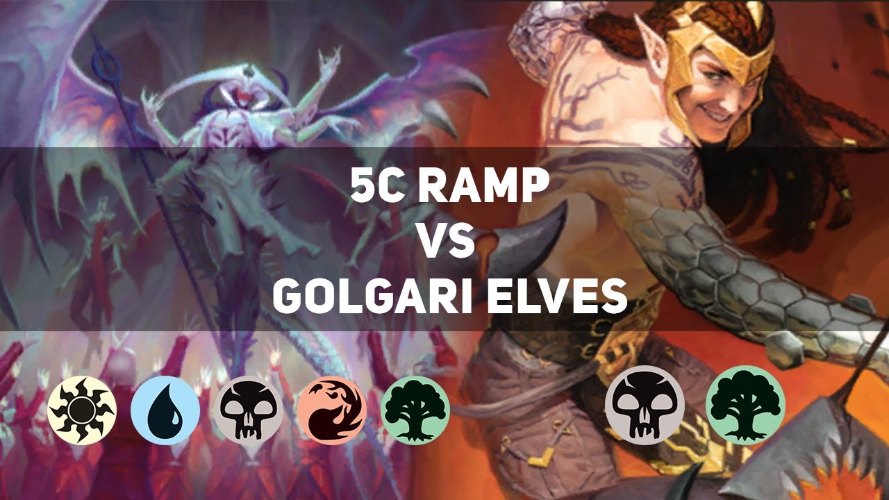 5C Ramp vs Golgari Elves | Platinum | MTG Historic - YouTube
