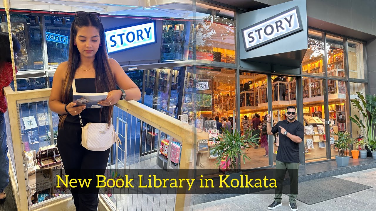 New BOOK LIBRARY in Kolkata 😍😍|| STORY ⁠@rivivlogs. #bengalivlog - YouTube