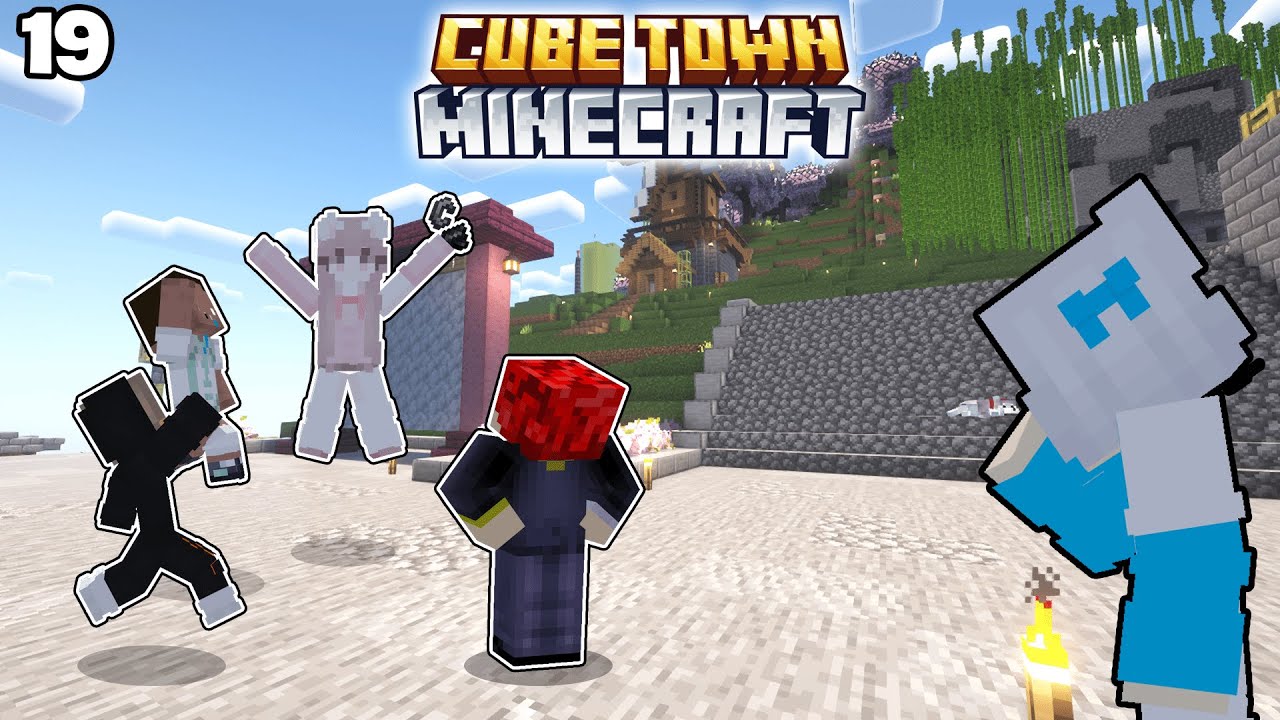 Tôi Quá Mệt Mỏi Với Sự Phá Làng Phá Xóm Này.... || Minecraft Cube Town ...