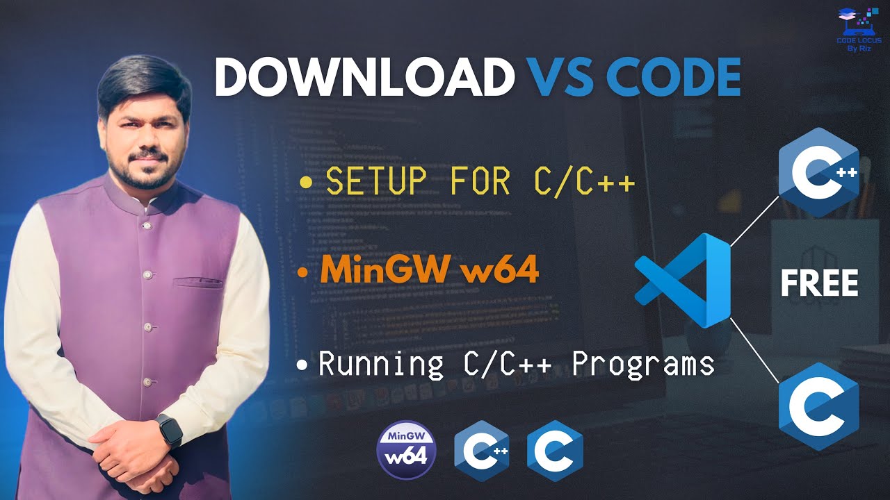 Download VS Code Setup for c++ MInGW w64 Running C++ Program - YouTube