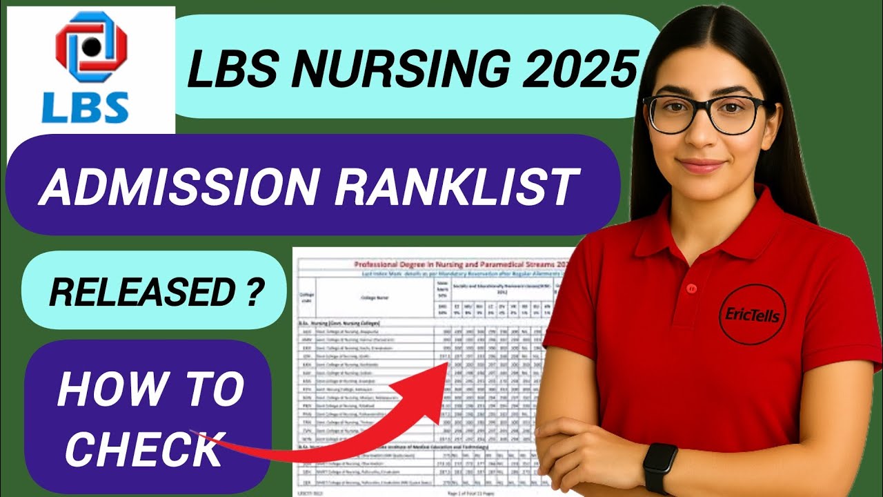 lbs nursing rank list 2025 | how to check lbs nursing rank list 2025 ...