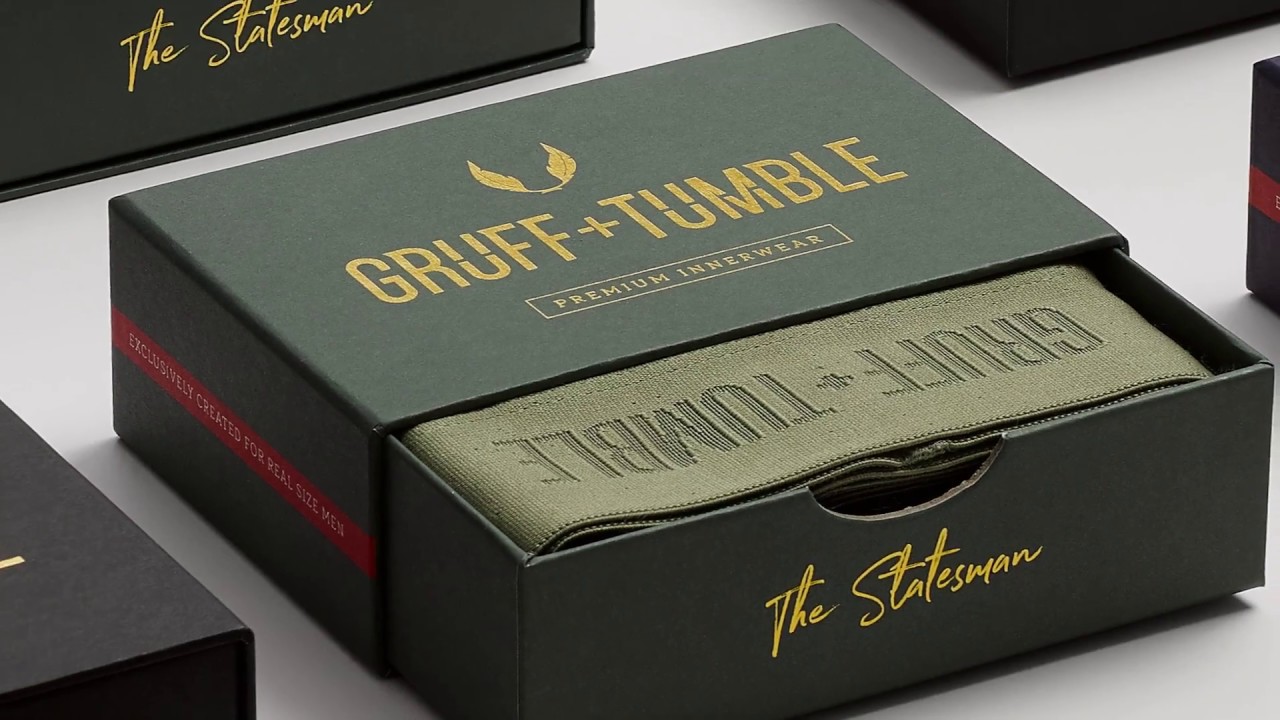 Gruff + Tumble - The Absolute Best Underwear For Real Size Men - YouTube