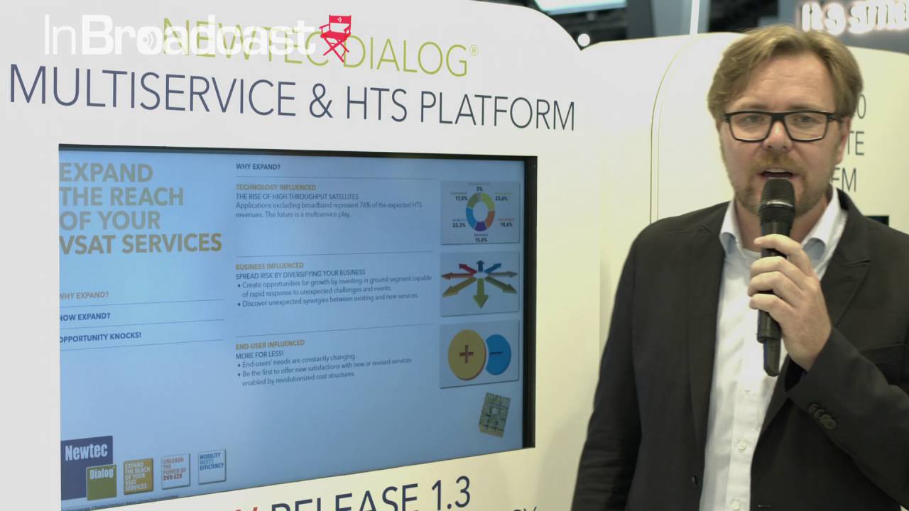 Newtec Dialog 1.3 - Mobility Meets Efficiency - YouTube
