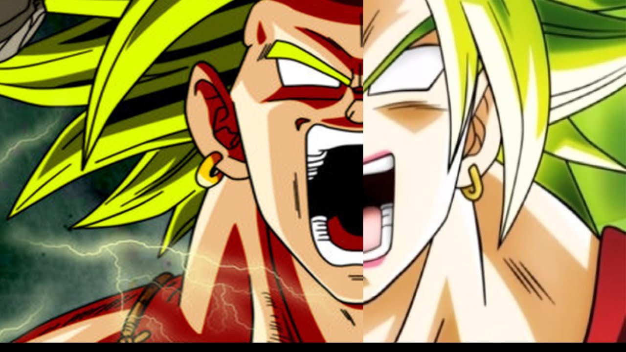 Broly VS Kale - YouTube