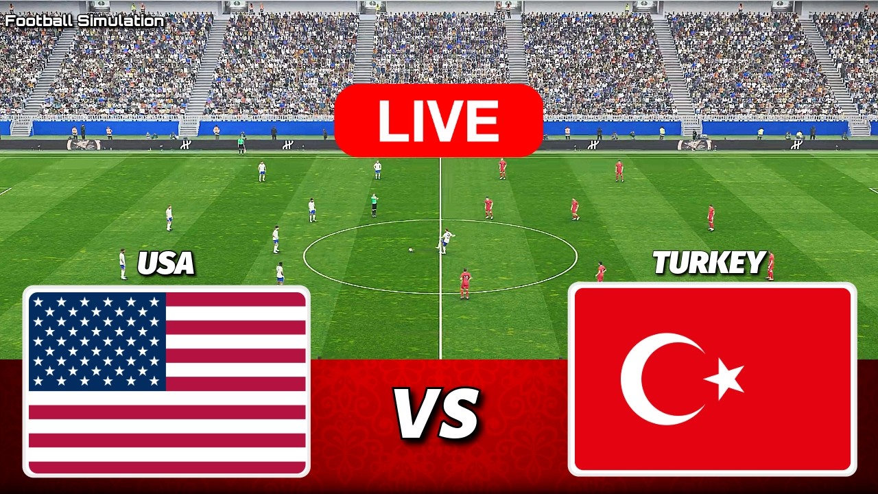 USA vs TURKEY - International Friendly 2025 || Live Football Match ...