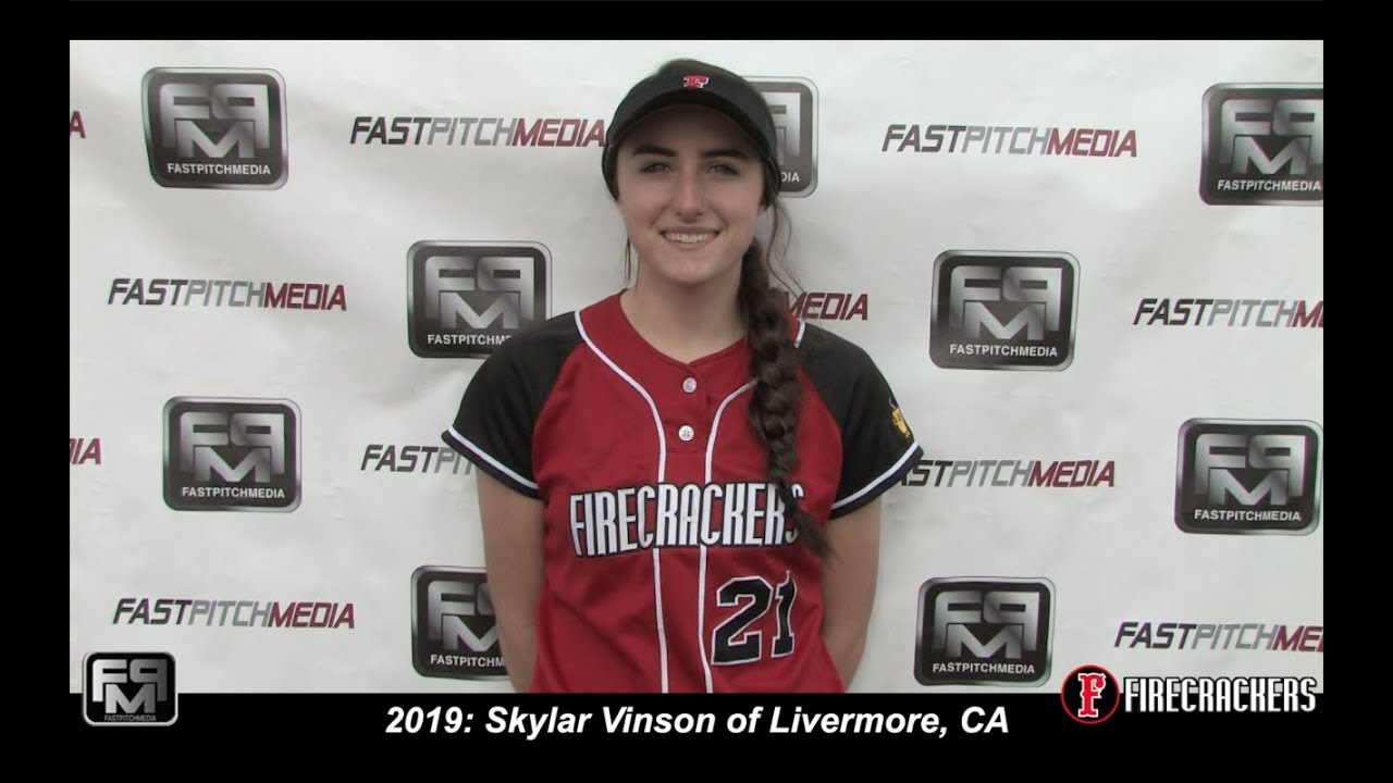 2019 Skylar Vinson Pitcher, Outfield and First Base Softball Skills ...