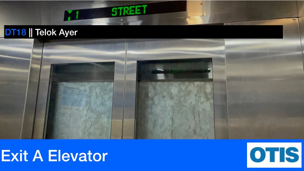 Telok Ayer MRT Station || Otis Elevator (Exit A) - YouTube