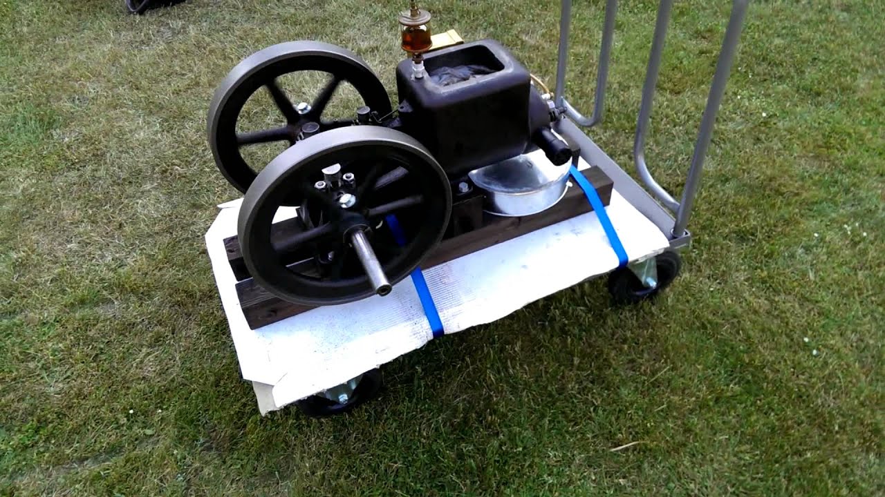 Witte Engine, 2 HP, Model B, 1925... - YouTube