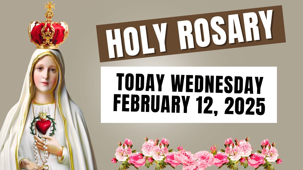 WORLD FATIMA ROSARY 🙏 Today WEDNESDAY February 12 - 2025 - YouTube