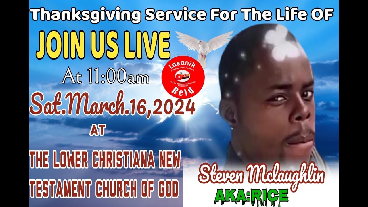 Steven McLaughlin Thanksgiving at Lower Christiana New Testament - YouTube