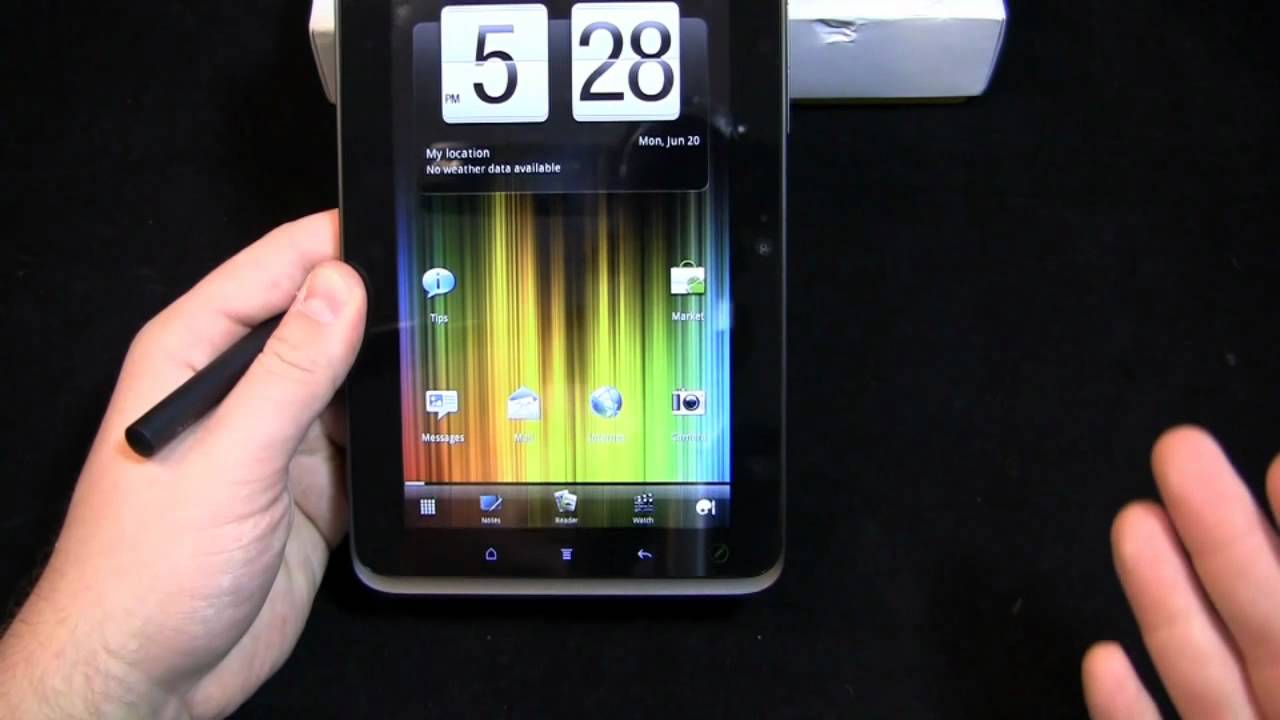HTC EVO View 4G Unboxing - YouTube